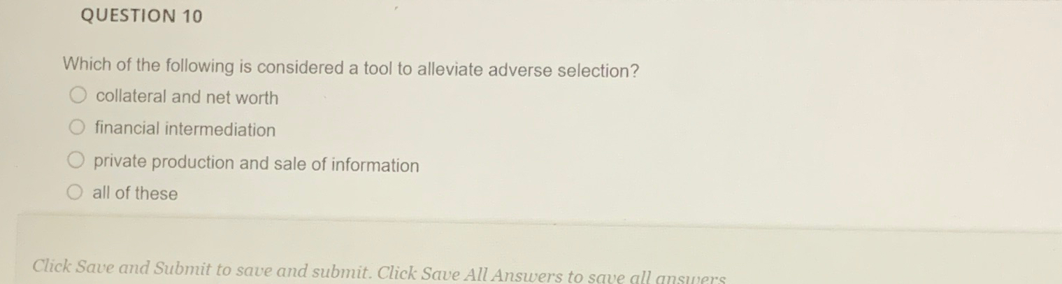 Solved QUESTION 10Which of the following is considered a | Chegg.com