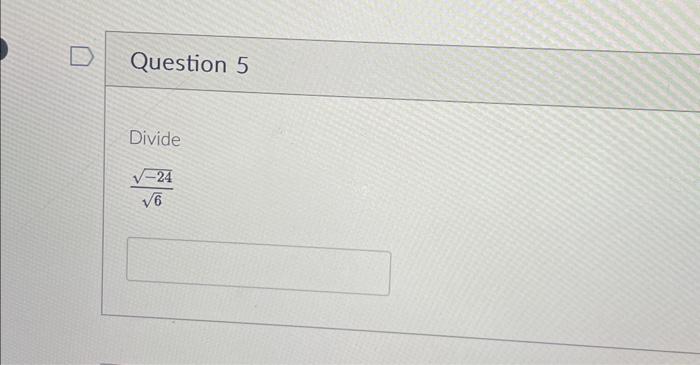 Solved Divide 6−24 | Chegg.com