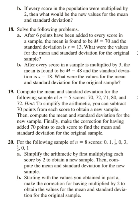 Solved 10. Calculate SS, variance, and standard deviation | Chegg.com