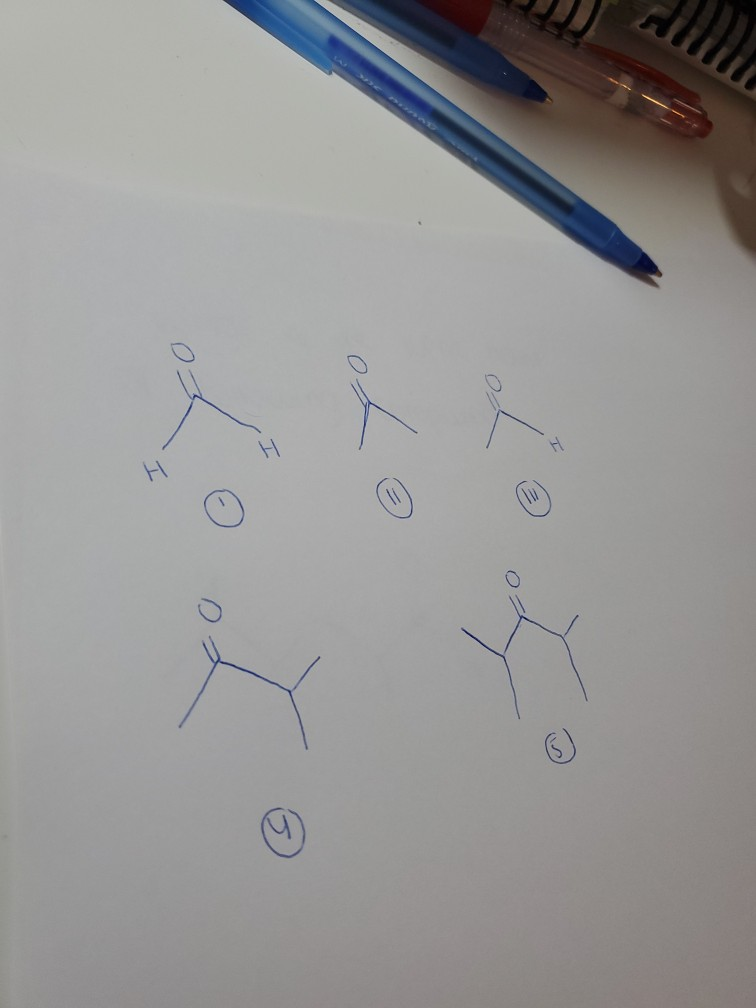 Solved which of the following compounds is least reactive | Chegg.com