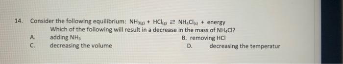 Solved 11. Consider the equilibrium: H₂O(g) + Cl₂O(g) 2HOC) | Chegg.com