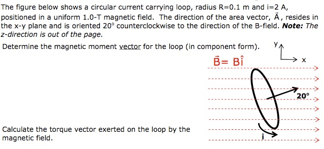Solved The figure below shows a circular current carrying | Chegg.com