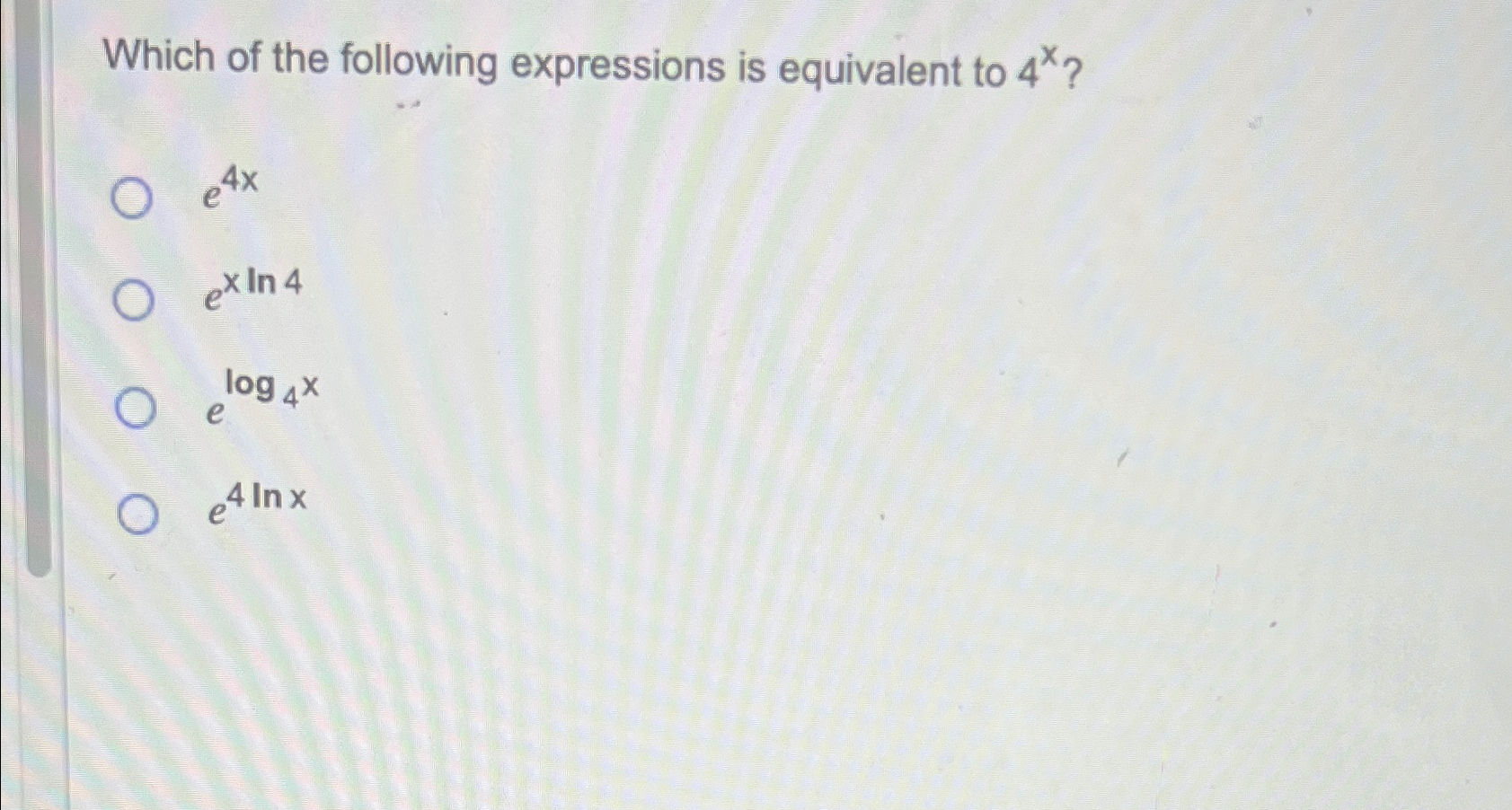Solved Which of the following expressions is equivalent to | Chegg.com