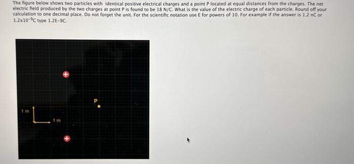 Solved The figure below shows two particles with identical | Chegg.com