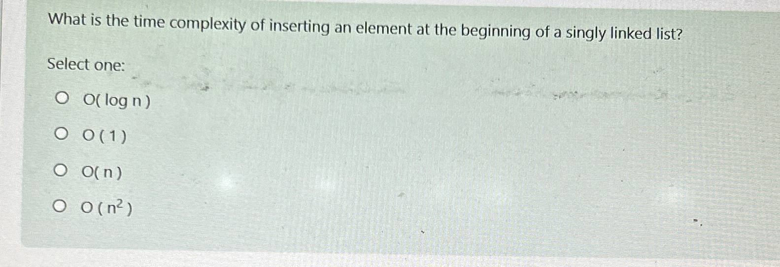 Solved What is the time complexity of inserting an element | Chegg.com Solved What is the time complexity of inserting an element | Chegg.com