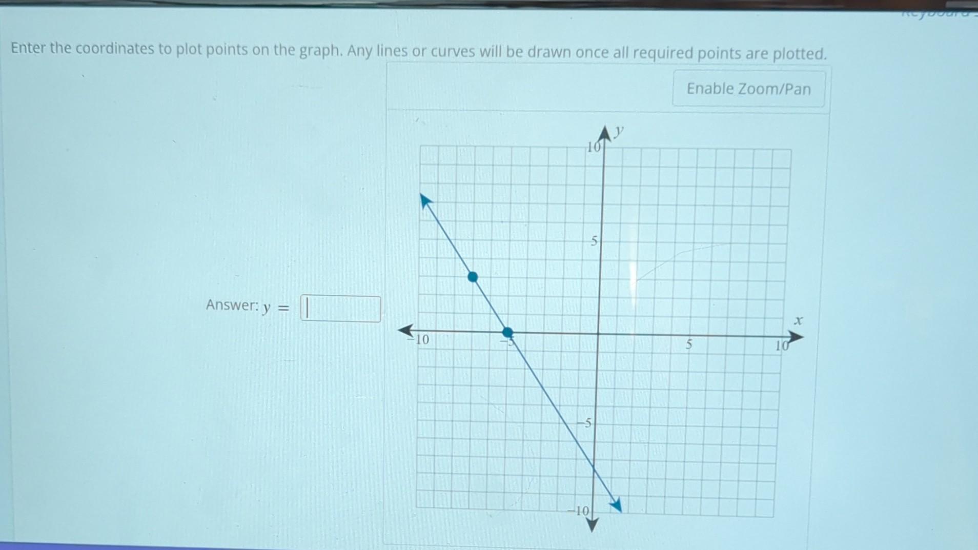 Solved 4x−2y=−34 Step 3 of 3 : Given x=−5, determine the | Chegg.com