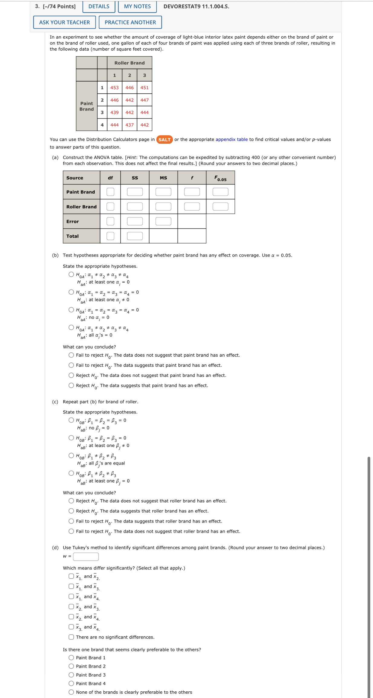 Solved please solve the following stats quesiton: | Chegg.com