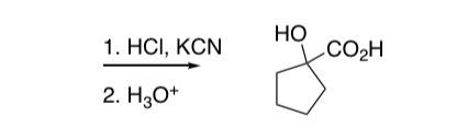 Solved 1. HCl,KCN 2. H3O+ | Chegg.com