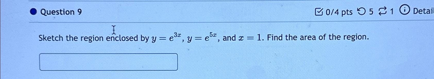 Solved Question 904 pts5⇄1DetaiSketch the region enclosed | Chegg.com Solved Question 904 pts5⇄1DetaiSketch the region enclosed | Chegg.com
