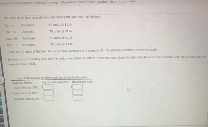 Solved Onment/takeAssignment | Chegg.com