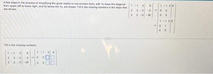Solved A few steps in the process of simplifying the given | Chegg.com