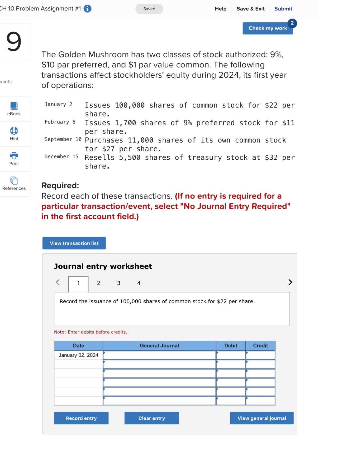 Solved CH 10 ﻿Problem Assignment #1 ﻿iHelpSave & | Chegg.com