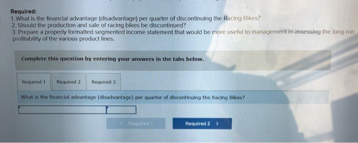 Solved Exercise 6-2 (Algo) Dropping or Retaining a Segment | Chegg.com
