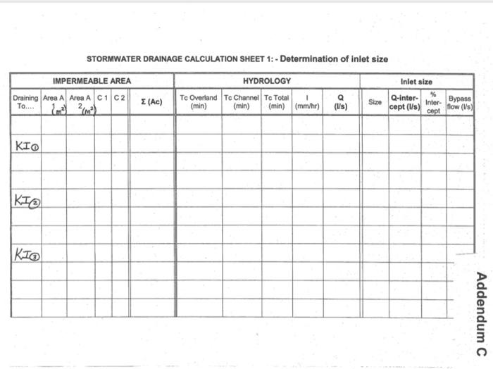 The Figure on Addendum B shows the layout of a | Chegg.com