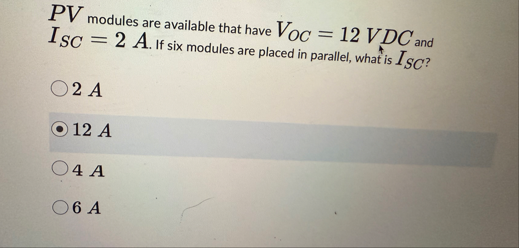 Solved PV ﻿modules are available that have | Chegg.com