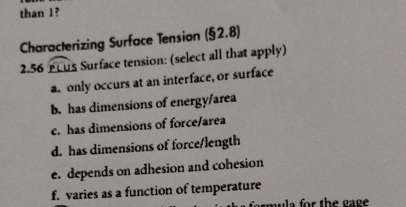 Solved 2.42 Sutherland's equation (select all that apply): | Chegg.com