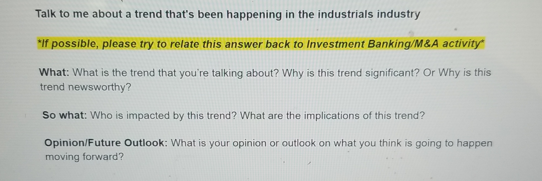 Solved Can someone help me answer this trend question? | Chegg.com