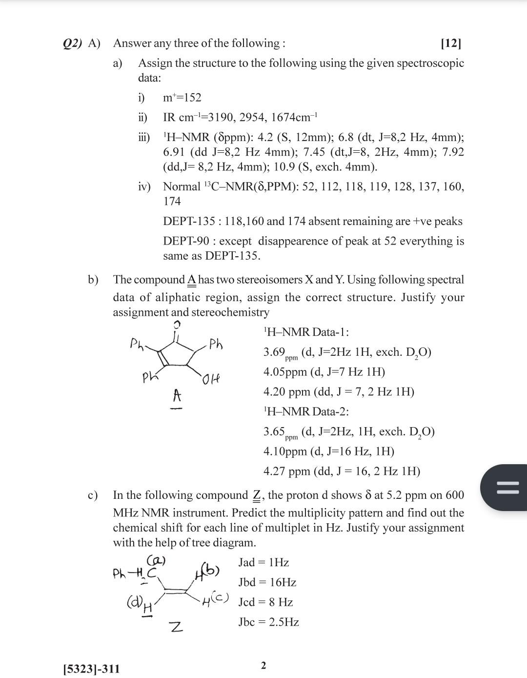 Solved solve questions a b and c solve question 2 | Chegg.com