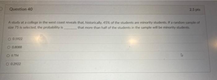 Solved A study at a college in the west coast reveals that, | Chegg.com