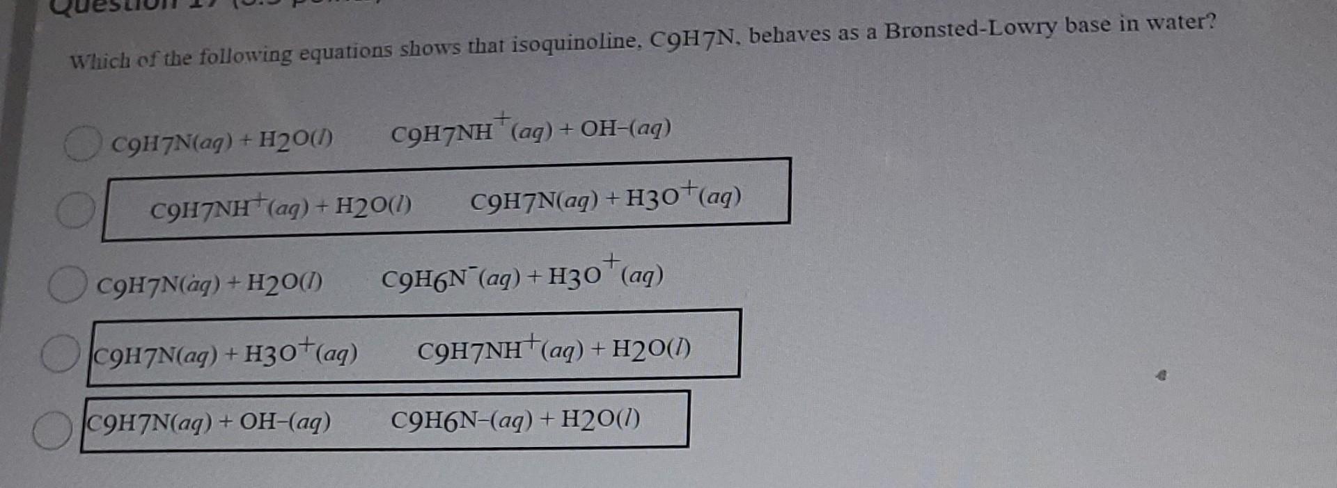 Solved Which of the following equations shows that | Chegg.com