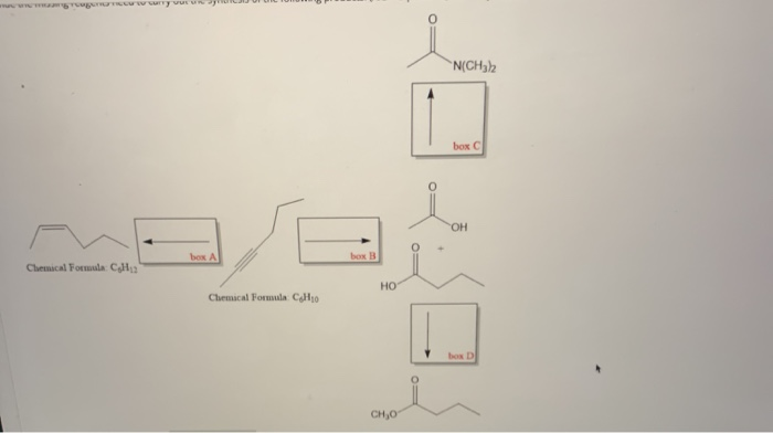 Solved wy "N(CH2 box C ОН box A box B Chemical Formula Cha | Chegg.com