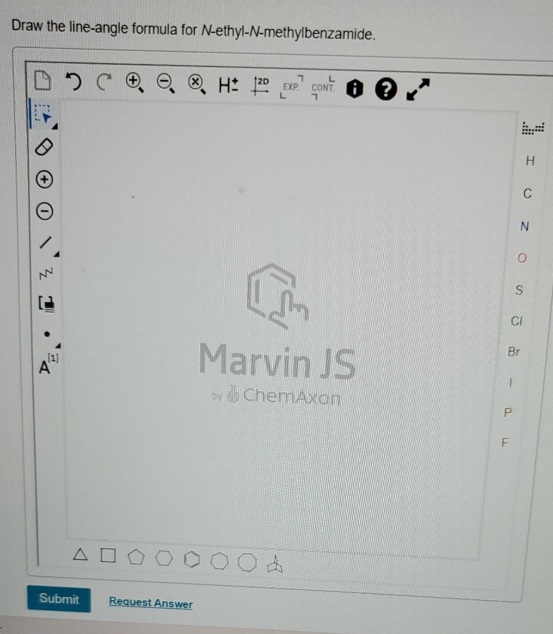 Solved Draw the line-angle formula for N-ethyl- | Chegg.com