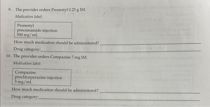 Solved Parenteral Administration: Practice Problems | Chegg.com