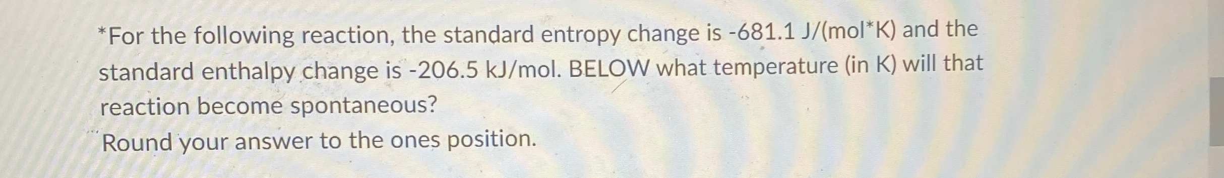 Solved code class="asciimath">^(**) ﻿For the following | Chegg.com