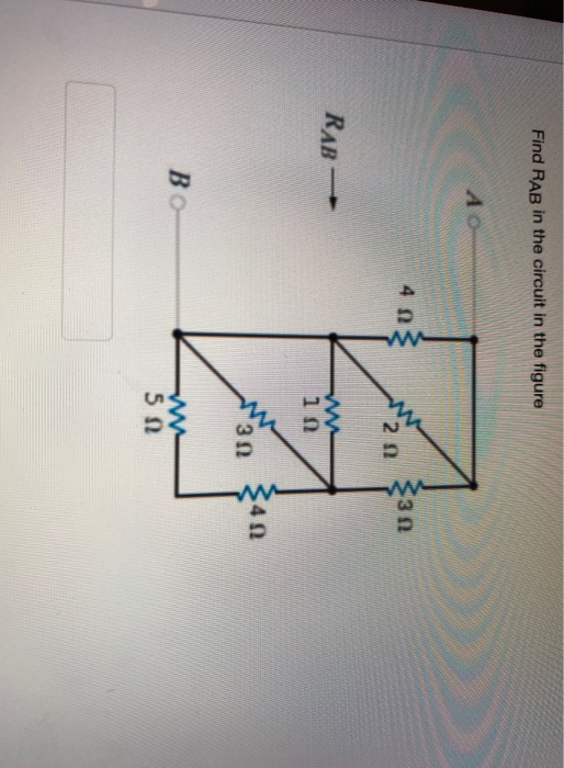 Solved Find RAB in the circuit in the figure 4ΩΣ 3 Ω Σ 2 Ω | Chegg.com
