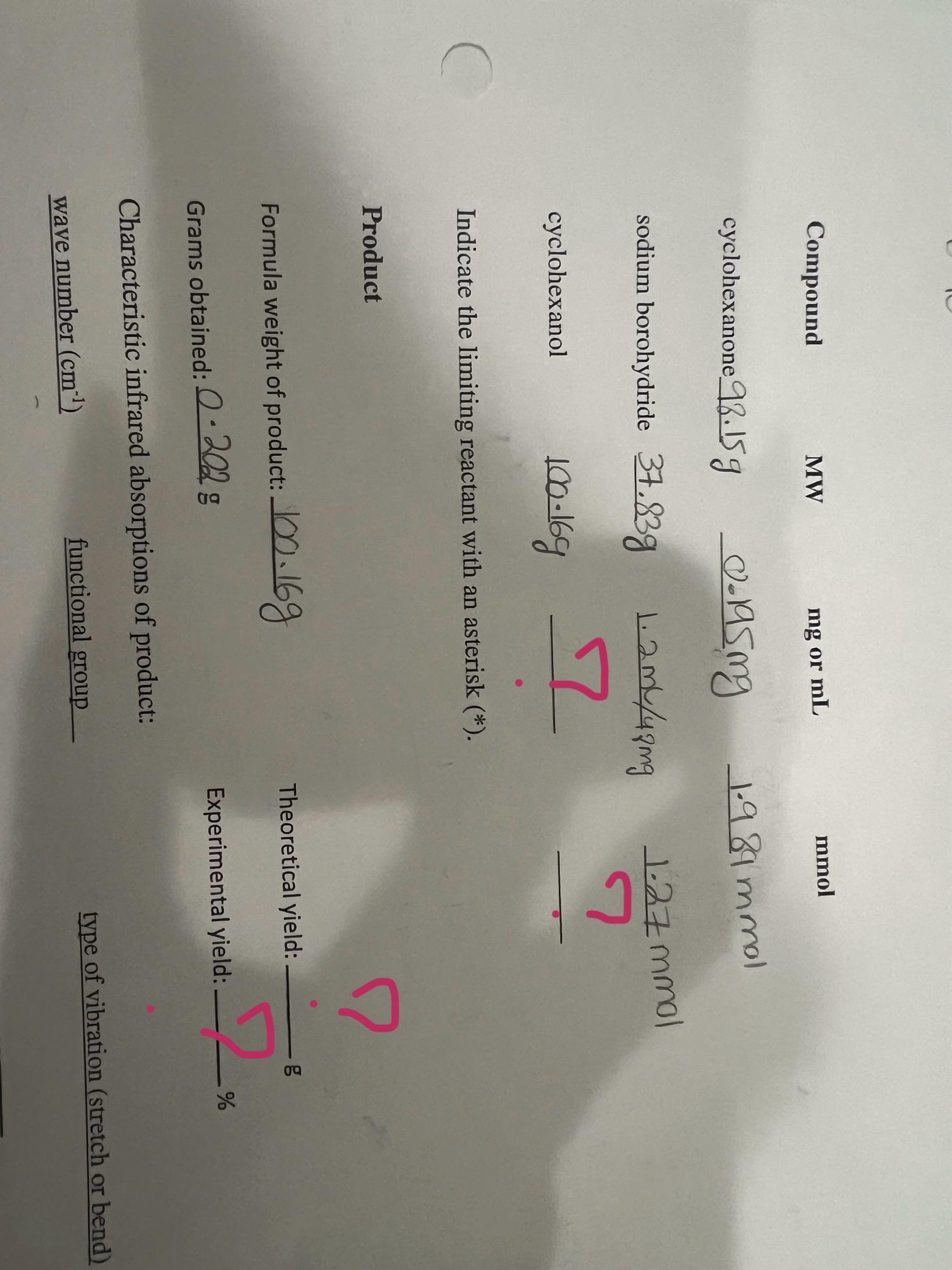 Solved Indicate the limiting reactant with an asterisk | Chegg.com