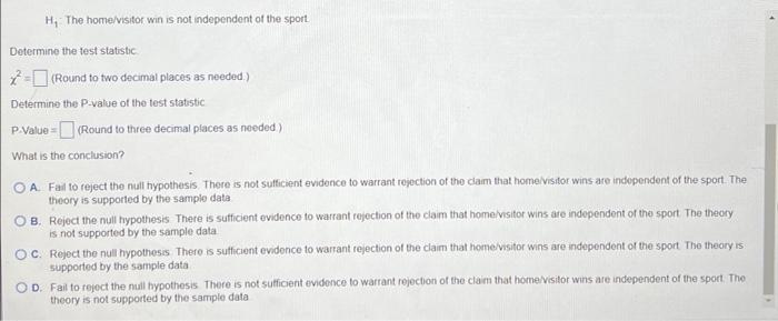 Solved Winning team data were collected for teams in | Chegg.com