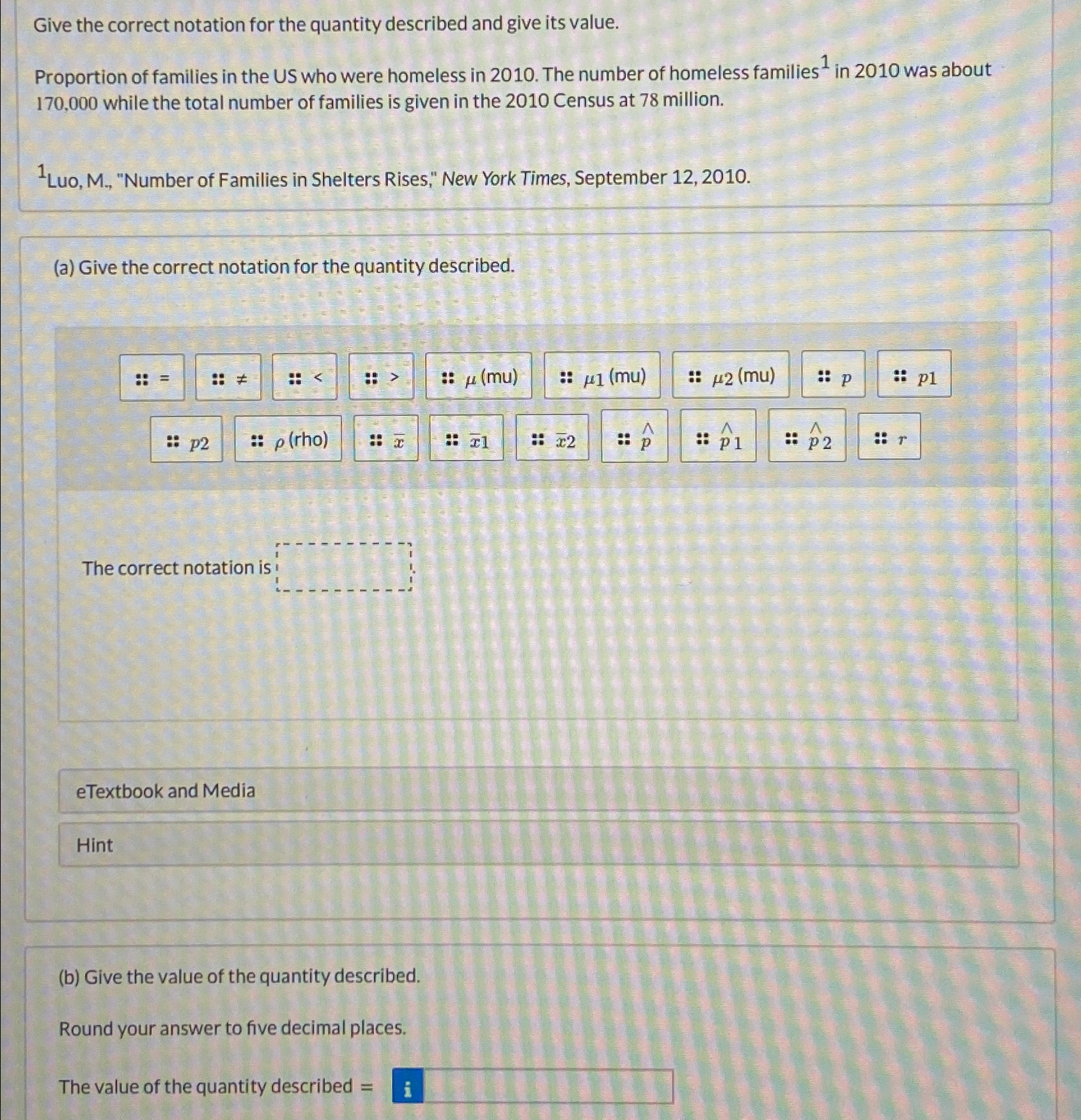 Solved Give the correct notation for the quantity described | Chegg.com