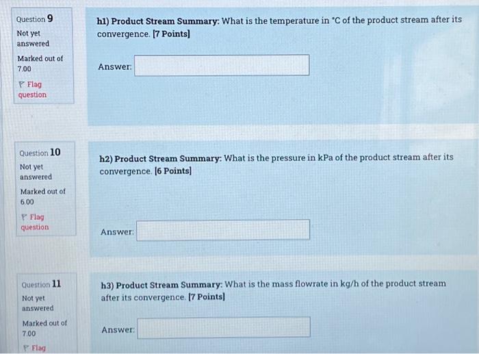 Solved Question 9 Not yet answered Marked out of 7.00 P Flag | Chegg.com