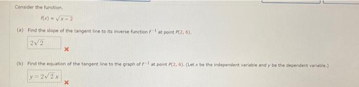 [solved] Consider The Function [ F X Sqrt{x} 2 ] A