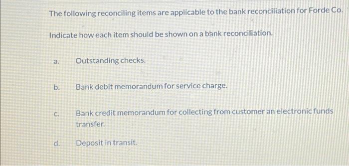Solved The following reconciling items are applicable to the | Chegg.com