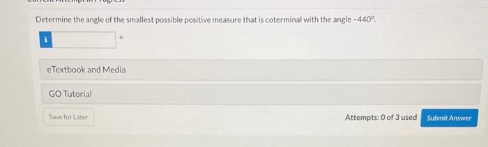 Solved Determine the angle of the smallest possible positive | Chegg.com