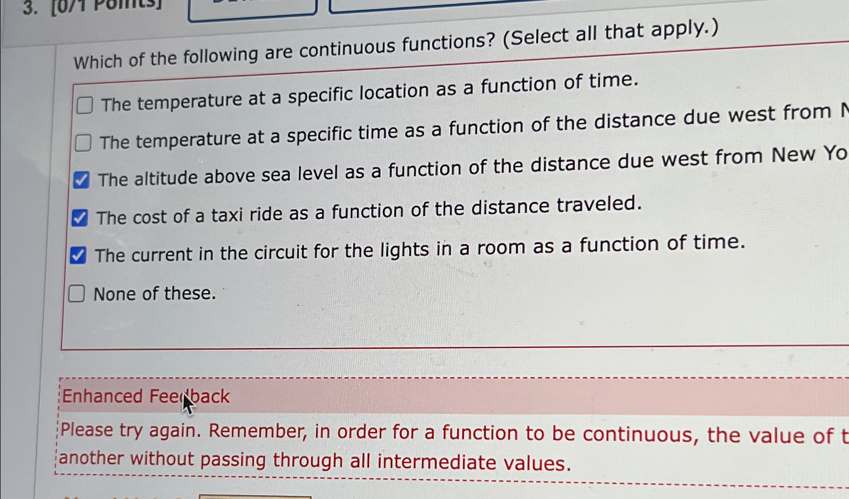 Solved Which Of The Following Are Continuous Functions 0219