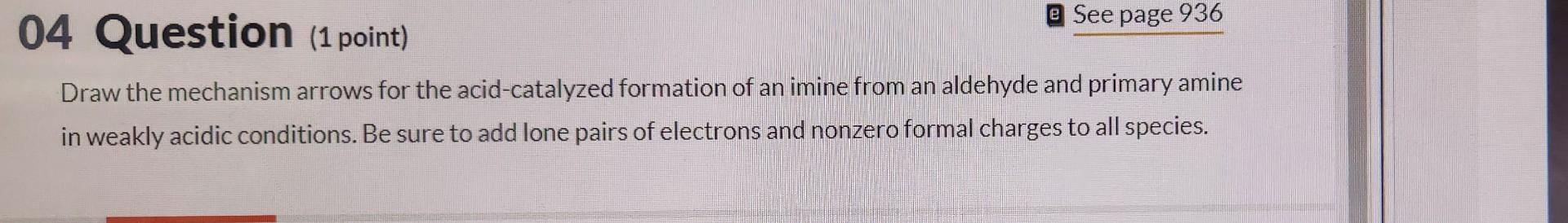 Solved 4 Question (1 point) Draw the mechanism arrows for | Chegg.com