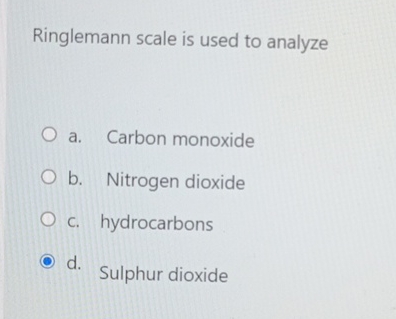 Solved Ringlemann scale is used to analyzea. ﻿Carbon | Chegg.com