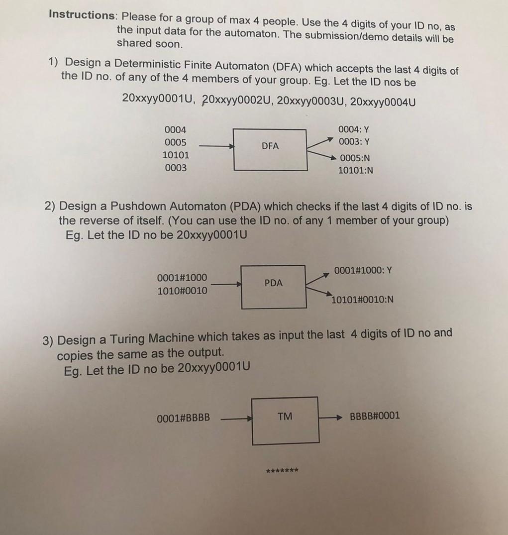 Solved this is a question from theory of computation. please | Chegg.com