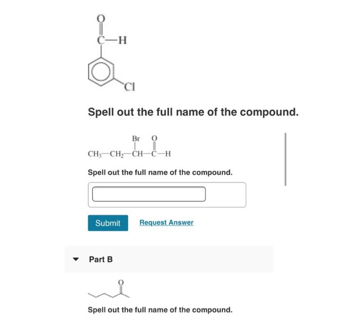 Solved C-H Spell out the full name of the compound. Bro | Chegg.com