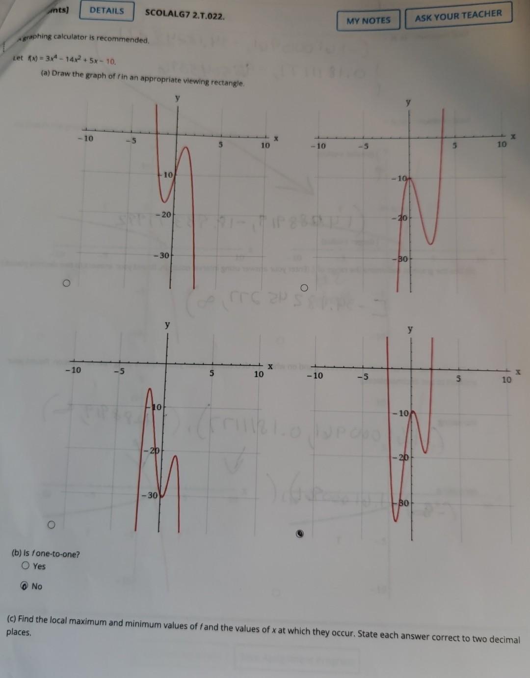Solved Ants) DETAILS SCOLALG7 2.1.022. MY NOTES ASK YOUR | Chegg.com
