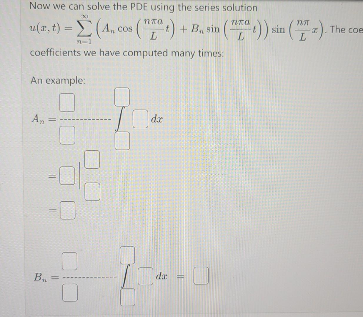 [Solved]: Solve the wave equation with fi