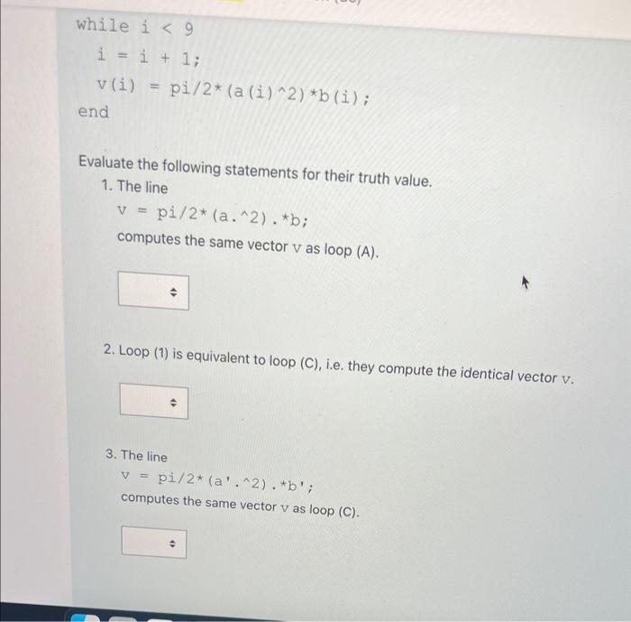 Solved Assume that two vectors have been defined in MATLAB | Chegg.com