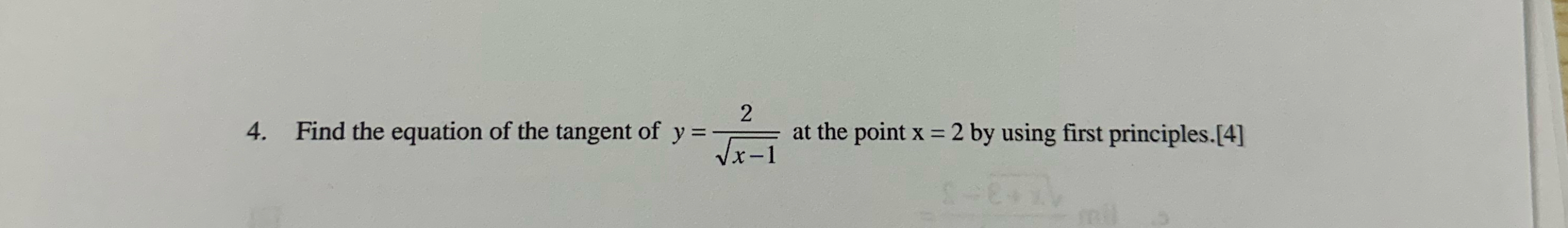 Solved Find the equation of the tangent of y=2x-12 ﻿at the | Chegg.com