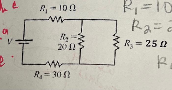 Solved Four resistors are connected as shown in the figure | Chegg.com