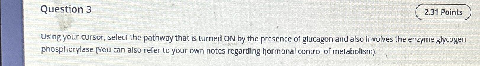 Solved Using your cursor, select the pathway that is turned | Chegg.com
