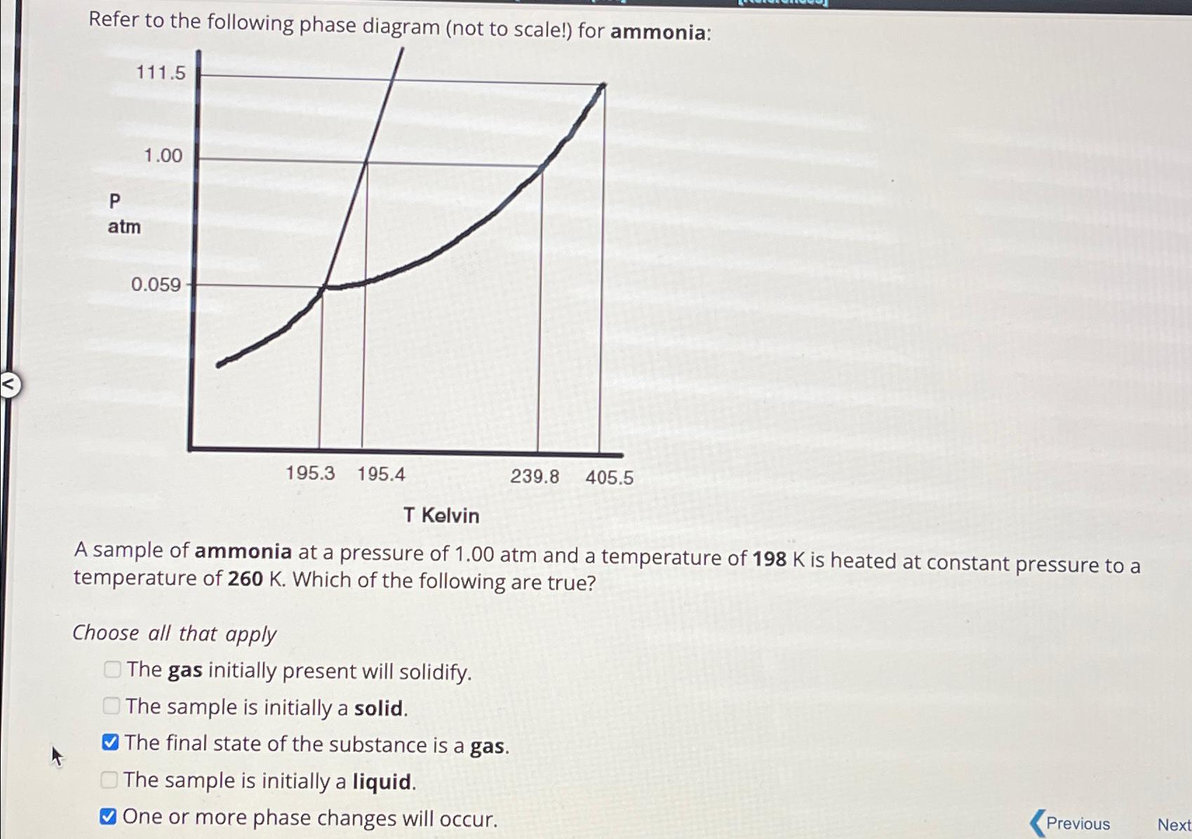 Solved Refer to the following phase diagram (not to scale!) | Chegg.com