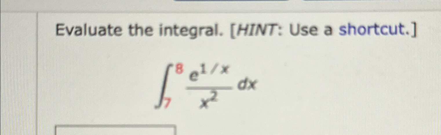 Solved Evaluate the integral. [HINT: Use a | Chegg.com