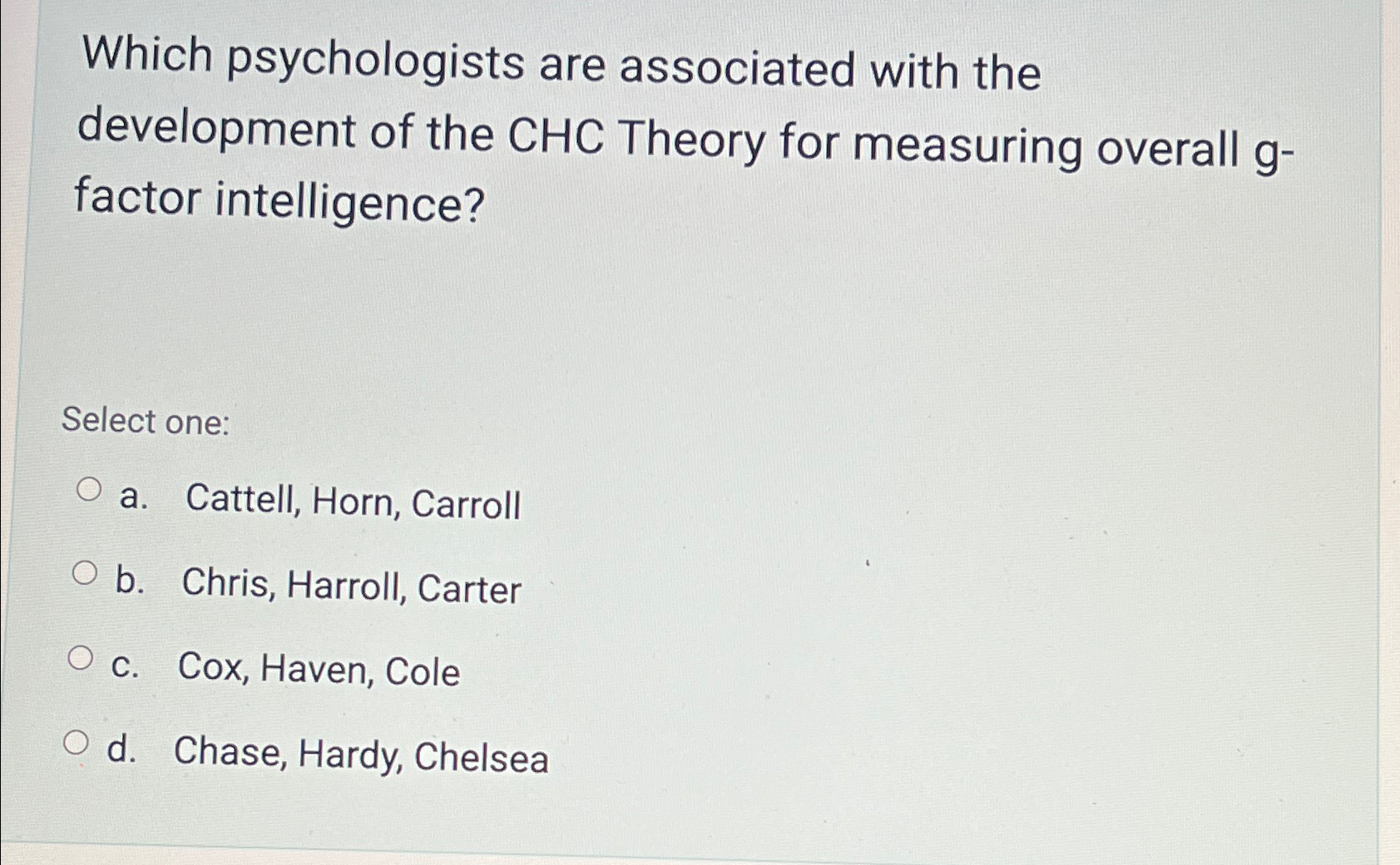 Solved Which psychologists are associated with the | Chegg.com